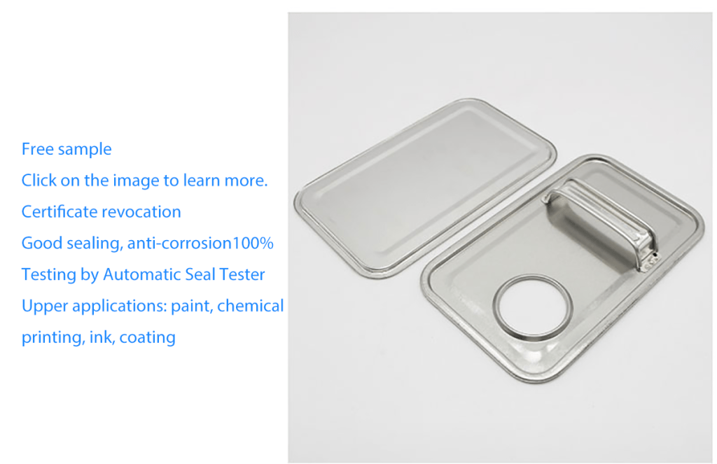 Square tin cans | Tin can assembly - Fanxuncap